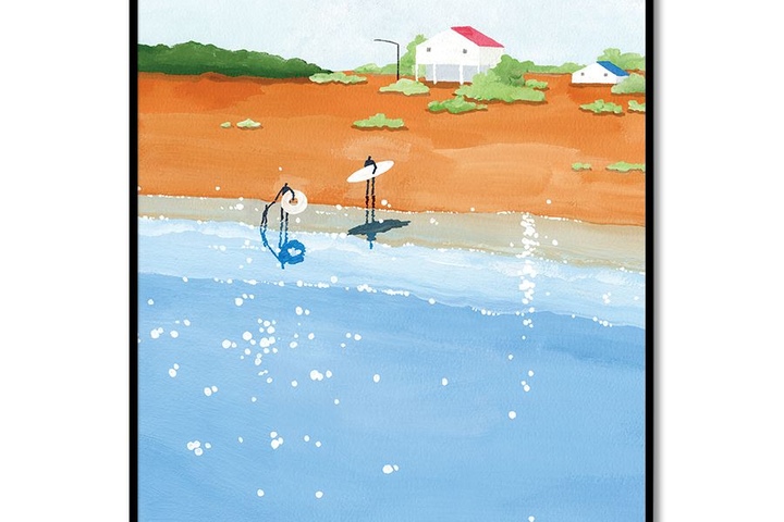 그림·사진 함께여서 아름다운 Slowus 작가 감성 과슈 일러스트 포스터 액자 오늘의집 쇼핑