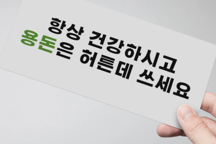 파티·이벤트용품 특별한 용돈 봉투 허튼데 쓰세요 재밌는 이벤트 부모님 환갑 어버이날 추석 칠순 생일 생신 오늘의집 쇼핑