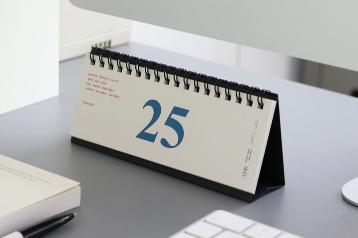 디자인문구 2025 데스크 캘린더 모니터 캘린더 오늘의집 쇼핑