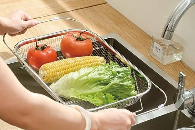 채반·믹싱볼 올스텐 304 길이조절 사각 채반 식기건조 트레이 채망 4size 오늘의집 쇼핑
