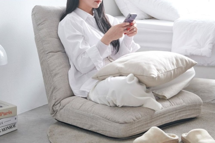 좌식의자·자세보정의자 집순이 리클라이닝 좌식 등받이 도톰 쇼파 의자베이지 오늘의집 쇼핑