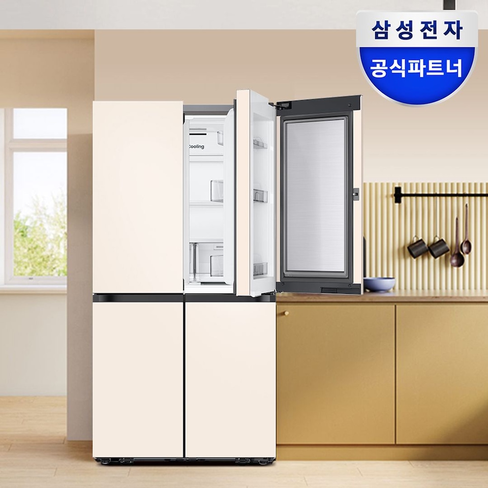 양문형냉장고 삼성전자 비스포크 1등급 4도어 냉장고 Rf90dg91114e 902l 대용량 푸드쇼케이스 오늘의집 쇼핑
