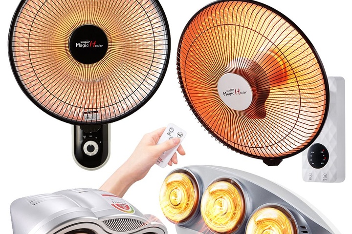 전기히터·온풍기 리퍼 실내 욕실 전기히터 전기난로 리모컨 11 선풍기형 벽걸이 히터 5종 오늘의집 쇼핑