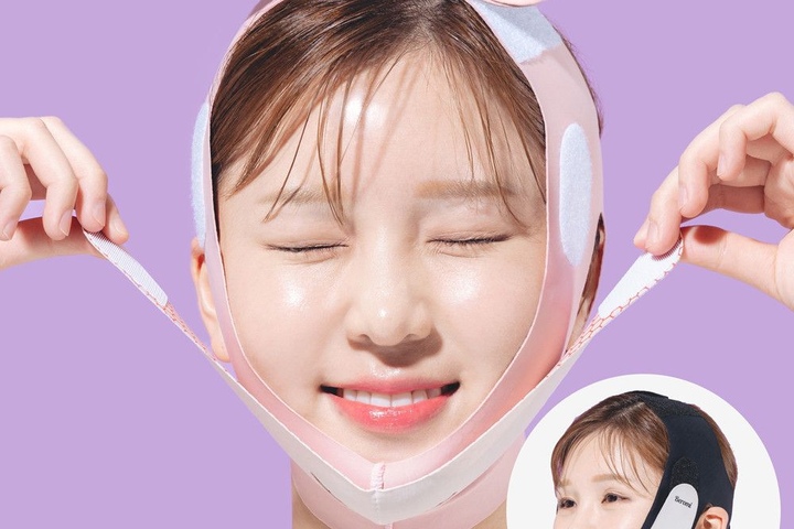 기타생활잡화 리프팅밴드 얼굴 브이라인 턱 땡기미 땡김이 턱선 이중턱 수면 주름 턱살 마사지기구 오늘의집 쇼핑