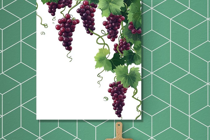그림·사진 포도 넝쿨 그림 캔버스액자 가을 과일 부 다산 재물복 신혼집 벽 풍수 인테리어 액자 오늘의집 쇼핑