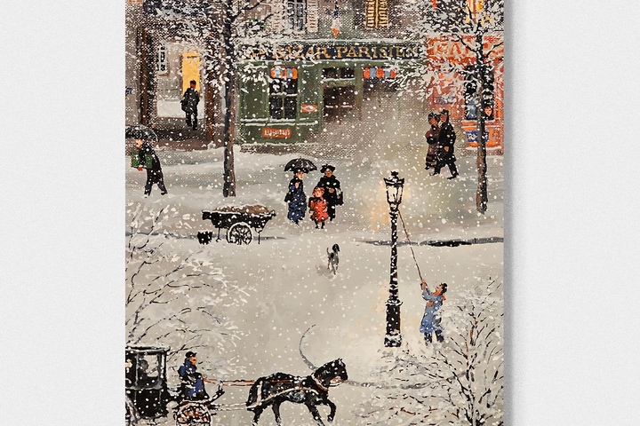 그림·사진 들라크루아 겨울 감성 인테리어 그림 액자겨울전등 오늘의집 쇼핑