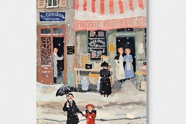 그림·사진 들라크루아 겨울 감성 인테리어 그림 액자겨울동화 오늘의집 쇼핑