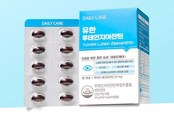 건강기능인증 루테인지아잔틴 60정 2개월 분 눈건강 오늘의집 쇼핑
