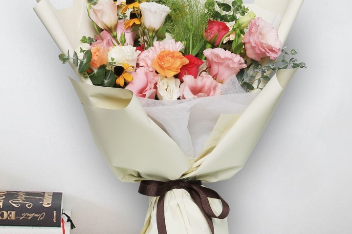 꽃다발·플라워박스 전국 금일 배송 리시안 꽃다발 B 0060 꽃다발 꽃바구니 기념일 꽃배달 꽃선물 생화 오늘의집 쇼핑