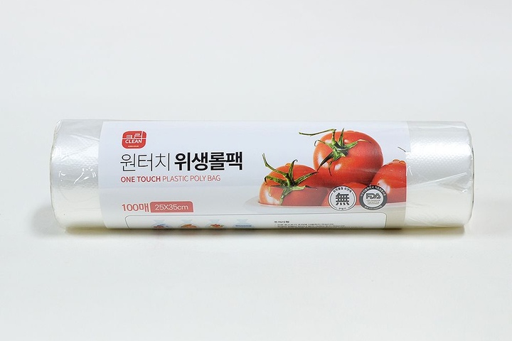 위생백·지퍼백 클린 원터치롤백 25x35 100매 일회용비닐 위생팩 오늘의집 쇼핑