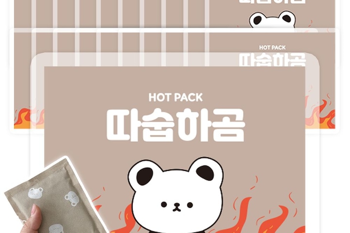 핫팩·단열용품 어린이핫팩 미니 캠핑 포켓용 손난로핫팩 100g 따숩하곰 20개 오늘의집 쇼핑