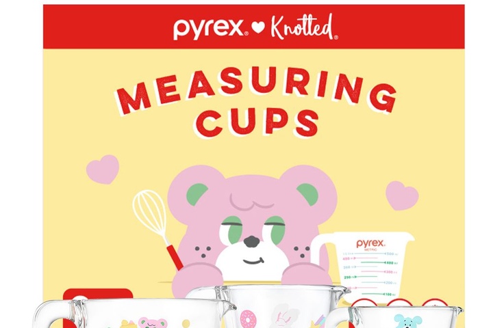 베이킹용품 파이렉스x노티드 유리 계량컵비커 3p 패키지250ml500ml1l 오늘의집 쇼핑