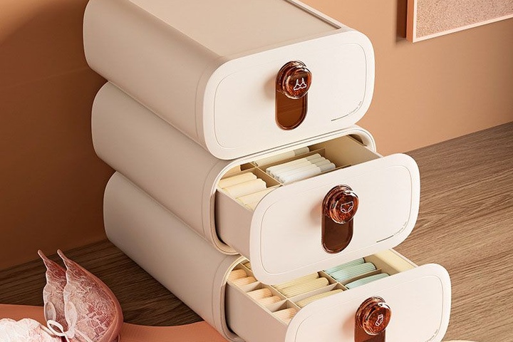 속옷·양말정리함 해외 북유럽 모던 3단 속옷정리함 양말 정리함11칸15칸컨 없음 3colors 오늘의집 쇼핑