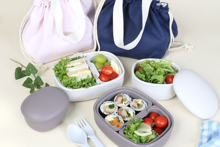 도시락통·런치백 소풍 피크닉 도시락통 천가방 런치박스 Set 오늘의집 쇼핑