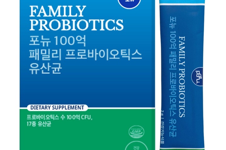 건강기능인증 포뉴 100억 패밀리 프로바이오틱스 유산균 2g X 30포 오늘의집 쇼핑