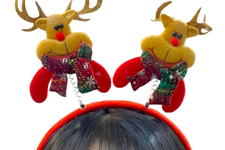 파티용품·의상 크리스마스 파티 소품 데코 이벤트 인생네컷 스프링 루돌프 인형 머리띠 오늘의집 쇼핑