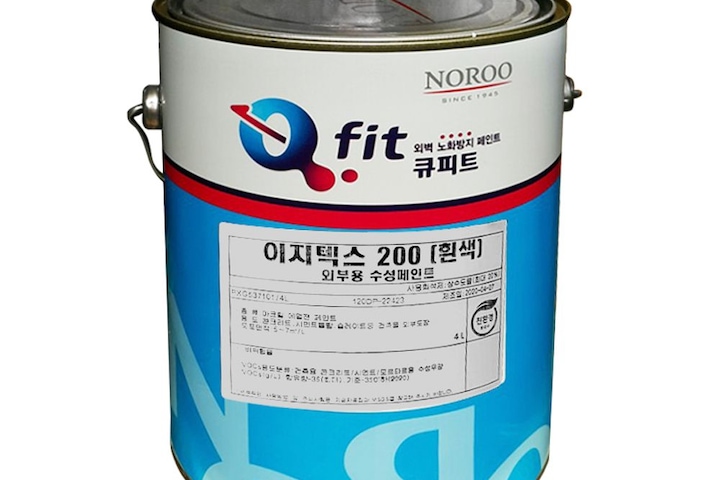 페인트 이지텍스 200 외부용 수성페인트 4l 무광 백색 오늘의집 쇼핑