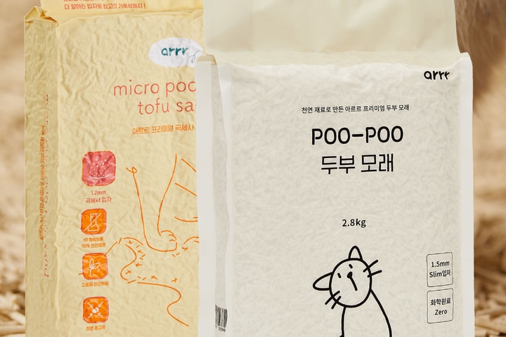 고양이 위생·배변 프리미엄 고양이 두부 모래 28kg 2종 오늘의집 쇼핑