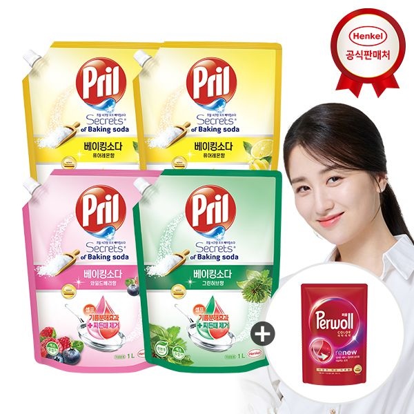 일반주방세제 프릴 베이킹소다 1000mlx4개 주방세제퍼울 300ml 오늘의집 쇼핑