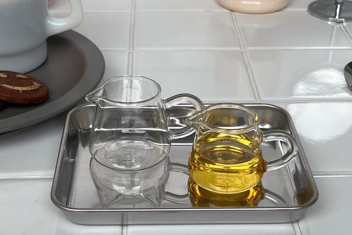 스팀피쳐·밀크저그 미니 시럽잔 샷잔 계량 유리 저그 60ml 오늘의집 쇼핑