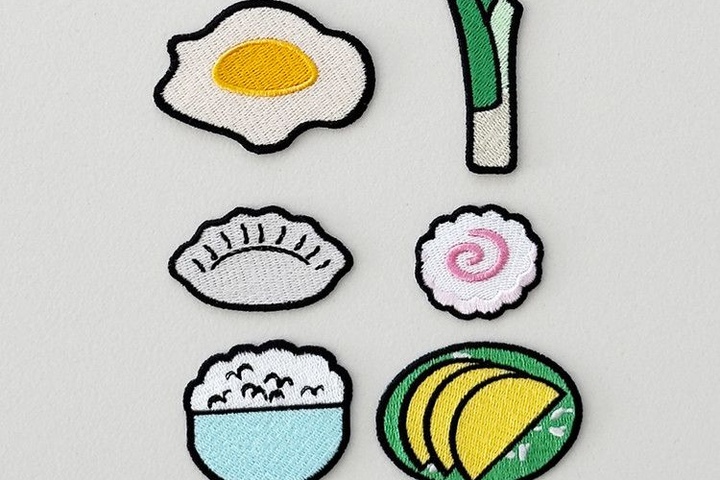 Diy기타수예용품 K Food 열접착 레시피 자수 와펜 패치 Diy 가꾸 의류수선 리폼 가방 모자 오늘의집 쇼핑