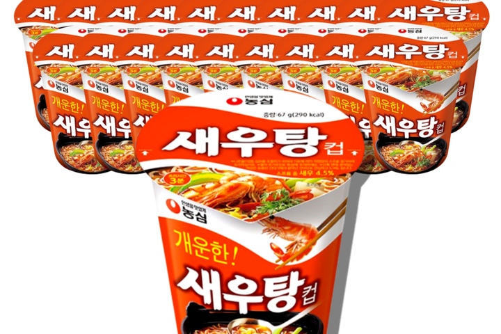 컵라면·봉지라면 새우탕면 소컵 67gx30개 작은 컵라면 한박스 오늘의집 쇼핑
