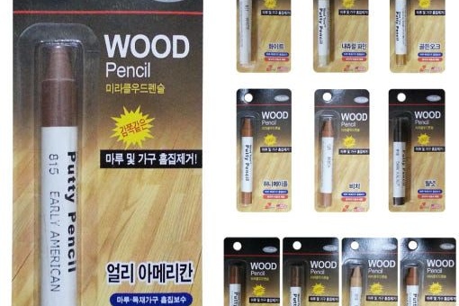 디자인문구 미라클 우드펜슬 10종 흠집 마루 가구 가죽 보수제 바닥 원목 무늬목 흠집제거 퍼티 빠데 오늘의집 쇼핑