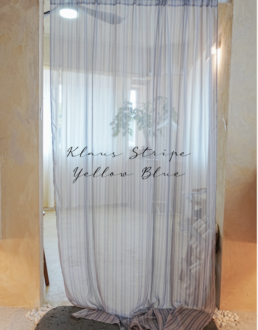 일반커튼 흩날리는 클라우스 스트라이프 쉬폰 빈티지 커튼 가리개 오늘의집 쇼핑